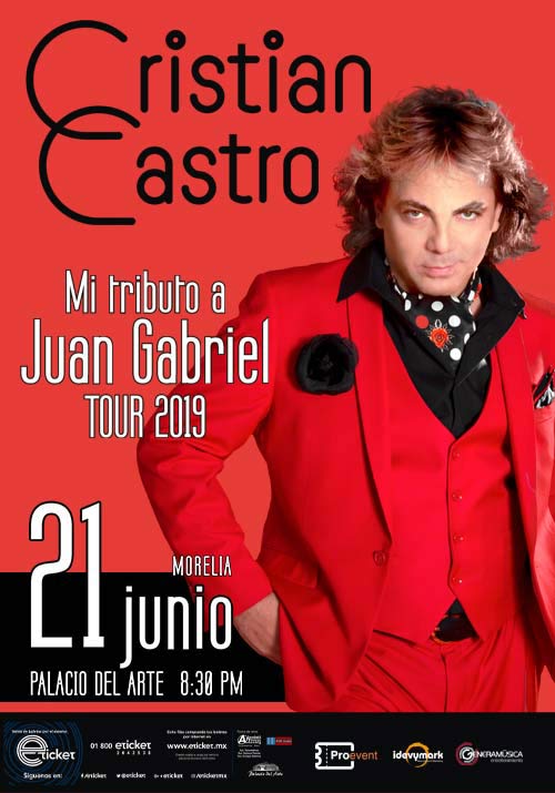 CRISTIAN CASTRO - MI TRIBUTO A JUAN GABRIEL : Palacio del Arte ...