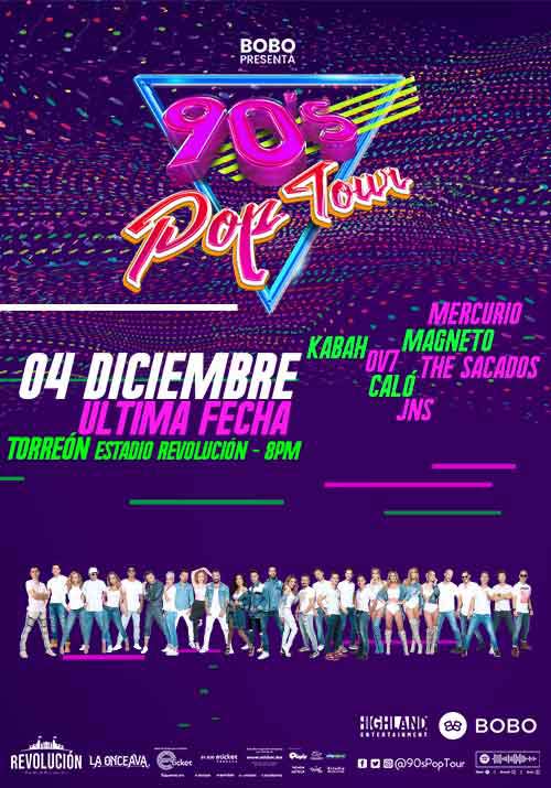¡Hoy regalamos cinco entradas para el 90's Pop Tour! La Prensa Gráfica ...