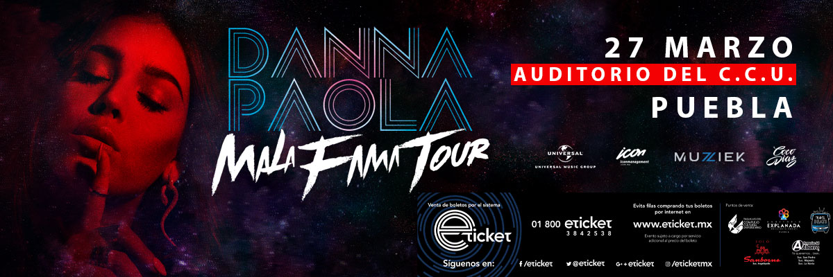 DANNA PAOLA MALA FAMA TOUR : Auditorio del Complejo Cultural ...